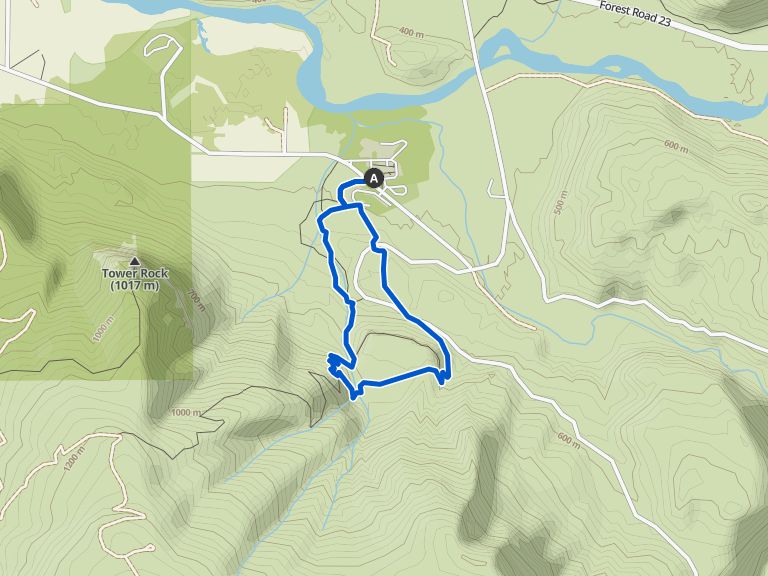 Covel Creek Falls (Curtain Falls) and Angel Falls loop — Gifford ...